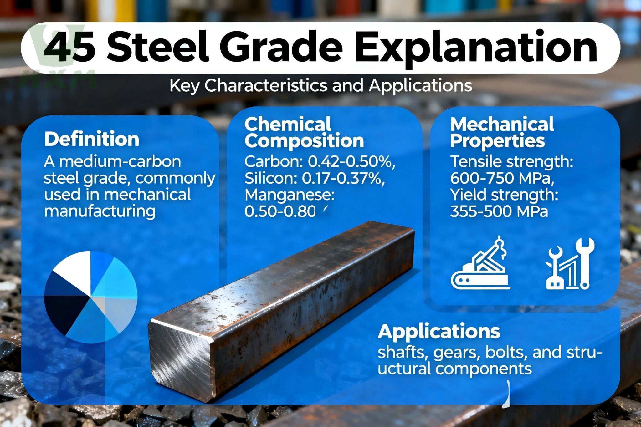 What Is 45 Steel Grade? | Properties, AISI 1045 Equivalent